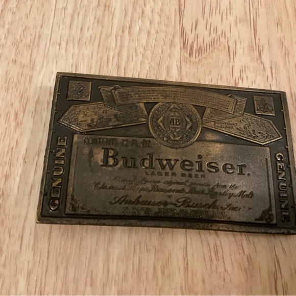 Accessories | Vintage Budweiser Belt Buckle Beer Advertising The King ...